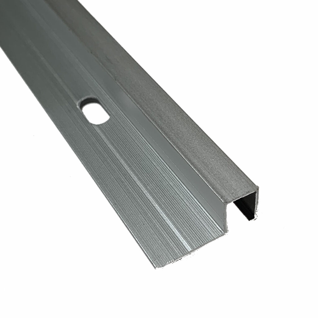 Guardacanto Cuadrado Cromo Brillante 10mm x 10mm - Center Cerámicos